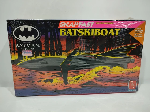 AMT ERTL SNAPFAST Model Kit Batman Returns Batskiboat 1992 New Sealed £ ...