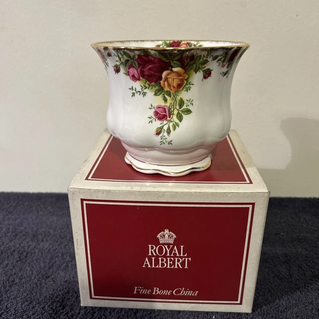ROYAL ALBERT OLD Country Roses Cache Pot £20.00 - PicClick UK