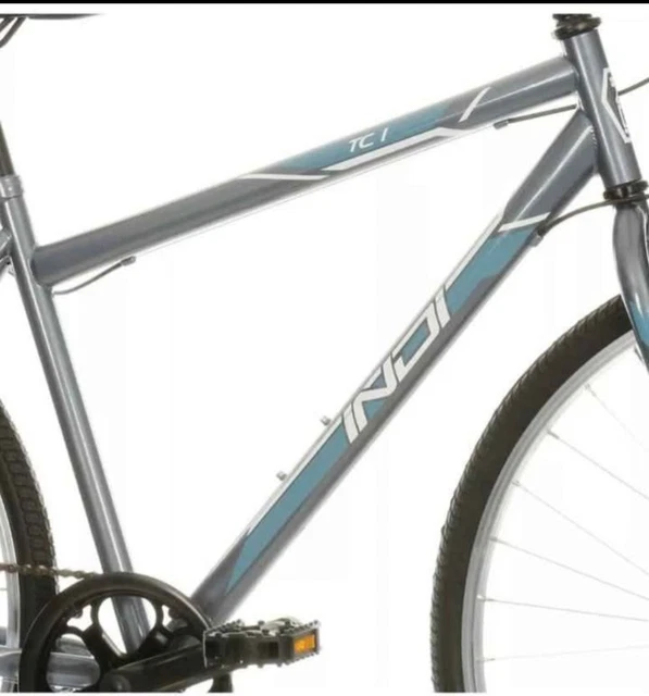 INDI TC1 MEN'S Hybrid Bike Wheel 700c Steel 6 Gears Light Blue 18" Medium Frame £83.98 - PicClick UK