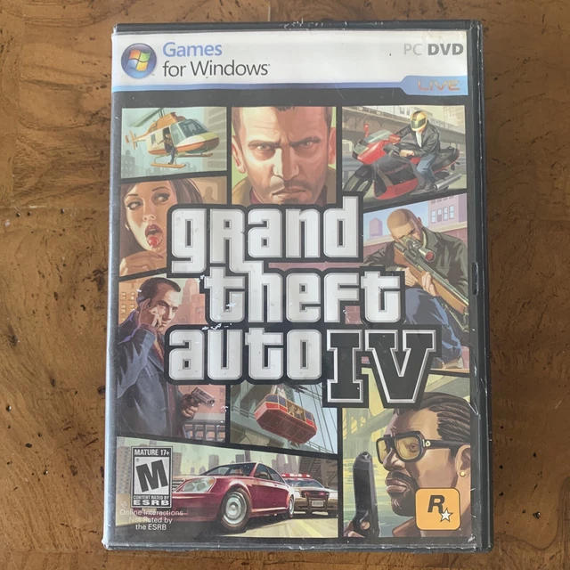 GRAND THEFT AUTO IV 4 PC DVD Game For Windows - 2 Discs EUR 10,07 ...