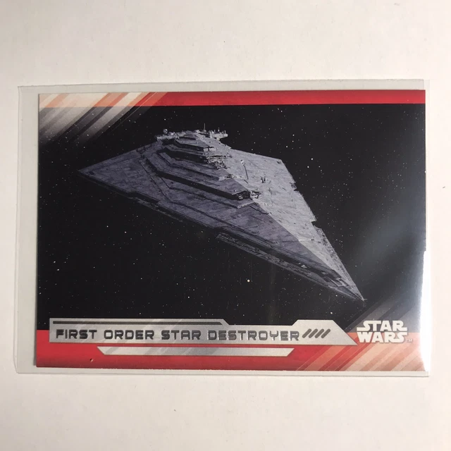FIRST ORDER STAR Destroyer Star Wars Card *A1 Starwars Collectible $5. ...