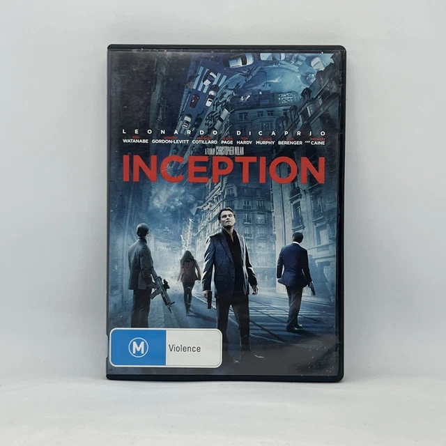 INCEPTION LEONARDO DICAPRIO Cillian Murphy Christopher Nolan DVD Movie ...