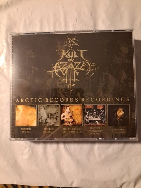KULT OV AZAZEL : boîte 5cd Triumph, Oculus, Monde, Fête, Destruction ...