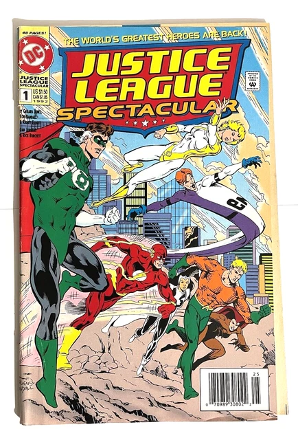 JUSTICE LEAGUE SPECTACULAIRE #1 Cvr A Messner-Loebs 1992 Dc Comics EUR ...