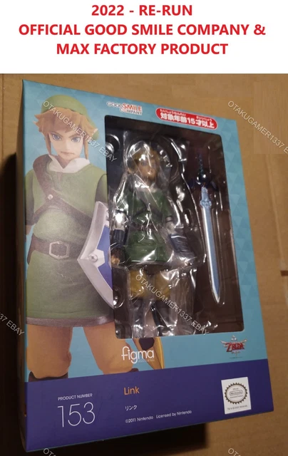 FIGMA 153 LINK The Legend of Zelda Skyward Sword Good Smile Company NEW ...