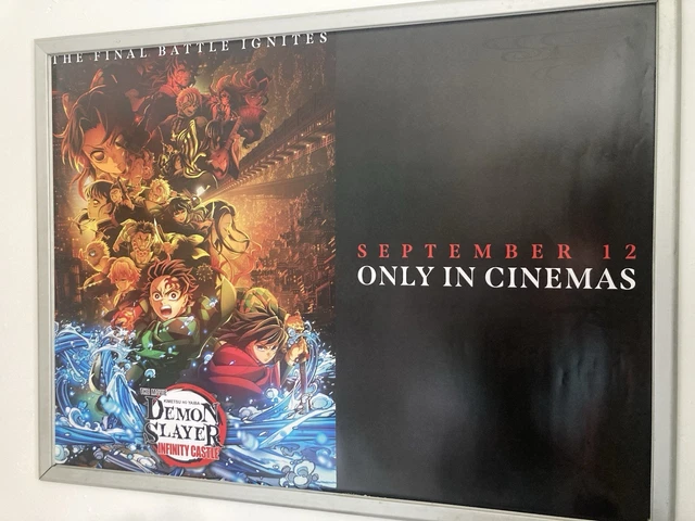 DEMON SLAYER INFINITY CASTLE (2025) UK Quad £31.88 - PicClick UK