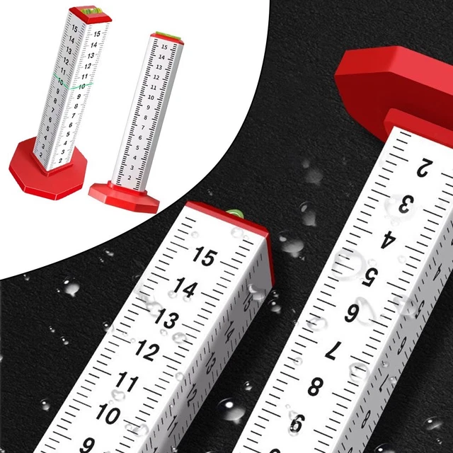 ALUMINUM ALLOY LEVELING Ruler with Clear Scale for Precise Height ...