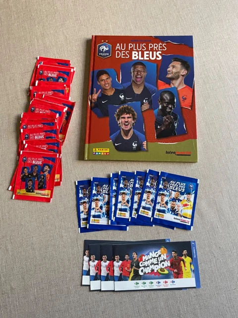 ALBUM PANINI AU PLUS PRES DES BLEUS INTERMARCHE - POCHETTES 2020 et ...
