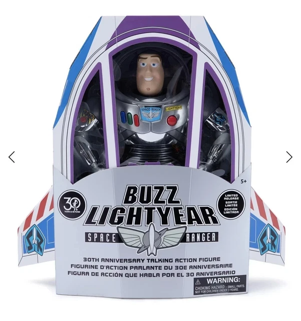 BUZZ LIGHTYEAR 30° Anniversary Action figure parlante Toy Story Limited ...