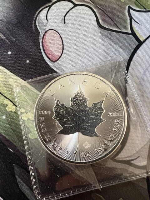 2024 CANADIAN MAPLE Leaf 1oz Silver Bullion Coin in Flip £40.00 ...