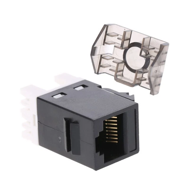 Utp Rj45 Cat6 Connector Module Information Socket For Solid Wire Standard Cable 15 22 Picclick Au