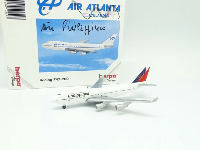 HERPA AVION AIRLINES 1/500 - Boeing 747 200 Air Philippines EUR 35,00 - PicClick FR