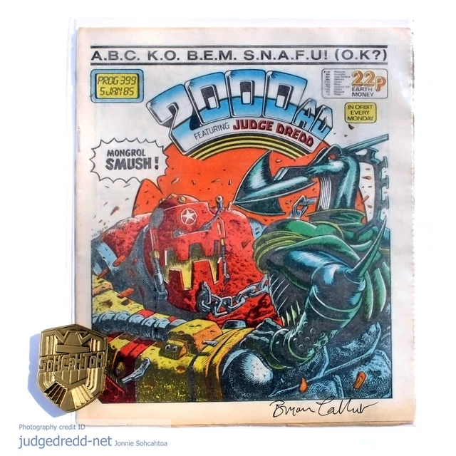 2000AD PROG 399 Judge Dredd Comic Issue Very Good to Excellent ...