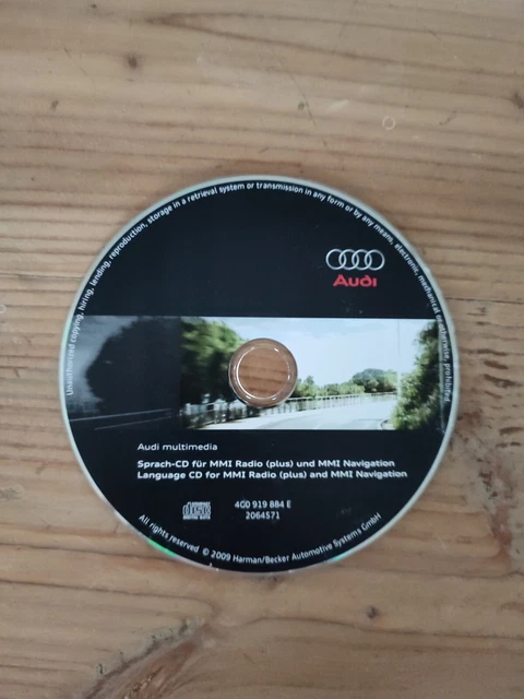 LANGUAGES LANGUAGE CD MMI 3G Basic Radio and Navigation 4G0919884E £42. ...