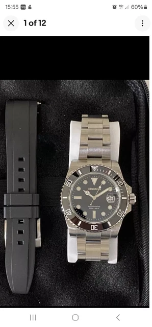 CRONOS L6005 DIVEWATCH, Full Lume, Swiss Sellita SW200 movement £198.00 ...