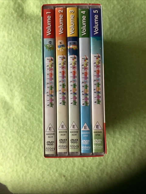 ALPHABLOCKS COMPLETE COLLECTION DVD Box Set - Vol 1-5 - CBeebies ...