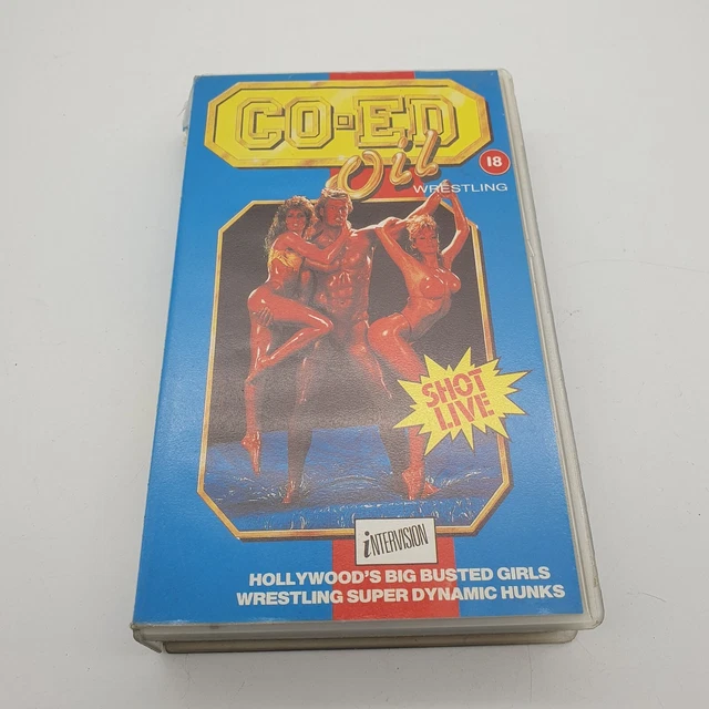 RARE VINTAGE VHS - CO-ED Oil Wrestling Adult Show Shot Live £19.99 ...
