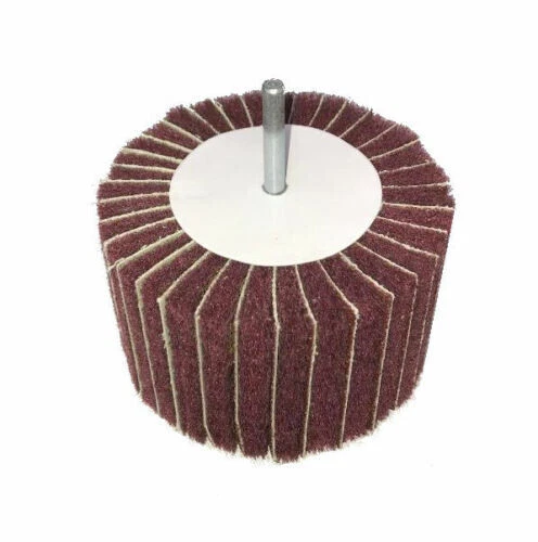 100 X 60 Buffing Polishing Flap Wheel Rotary Drum Sandpaper Scotchbrite ...