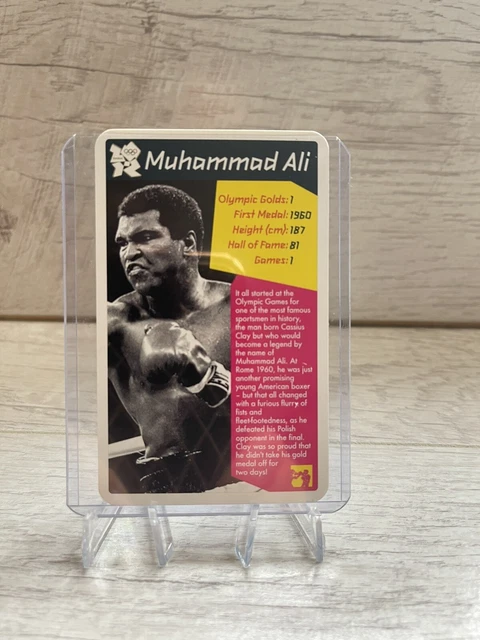 TOP TRUMPS CARD Olympic Legend - Muhammad Ali - Boxer Mint London 2012 ...