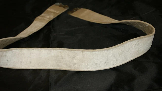 BRITISH ARMY 1937 Pattern Ww2 Wwii White Belts For Webbing Or Just Belt ...
