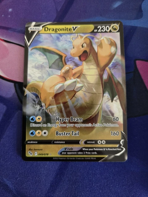 POKÉMON TCG DRAGONITE V Pokemon Go 049/078 Holo Ultra Rare $3.80 ...
