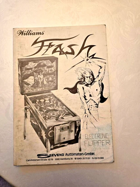 FLIPPER WILLIAMS DIV. Einstell-und Bedienungsanleitungen Gorgar, Flash ...