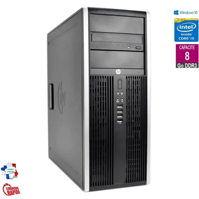 HP ELITE 8300 CMT /INTEL core i3-(3.3ghz) 8GB DDR3 /500 GB HDD/WINDOWS ...