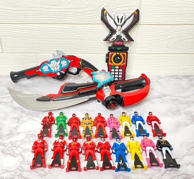 POWER RANGERS SUPER Megaforce Gokaiger Ranger Key 18p mobilerates set ...