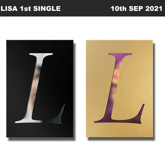 LISA LALISA 1ST SINGLE ALBUM 2SET CD+Photobook+Photocard+Etc+Tracking ...