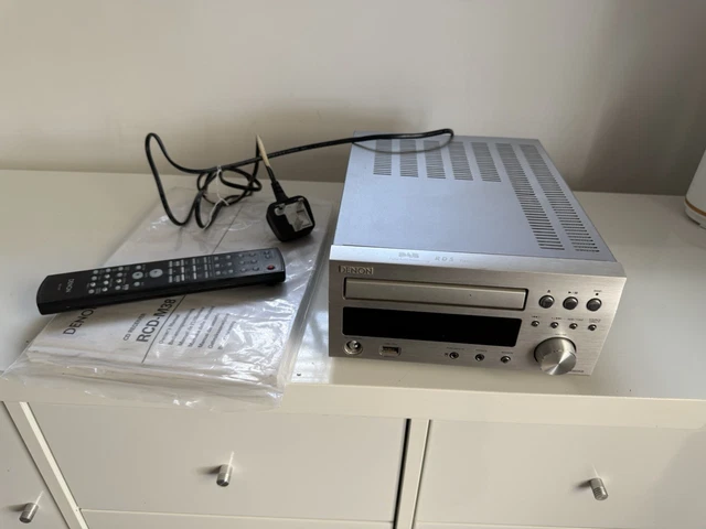 DENON RCD-M38 DAB Mini Hi-Fi System with remote And Manual , Faulty ...
