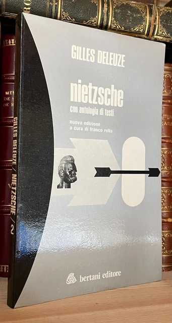 GILLES DELEUZE NIETZSCHE con antologia di testi Bertani 1978 nuova ...