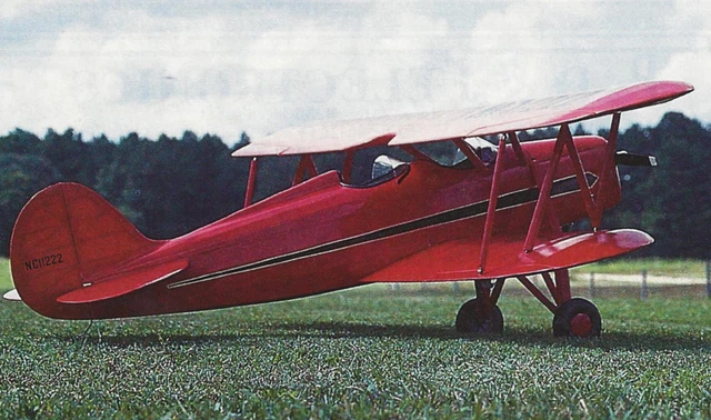 PLANS, MODÈLES, INSTRUCTIONS Du Biplan Waco ENF Échelle 1/6 64ws EUR 20 ...