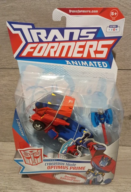 TRANSFORMERS ANIMATED DELUXE Cybertron Mode Optimus Prime NIB New ...