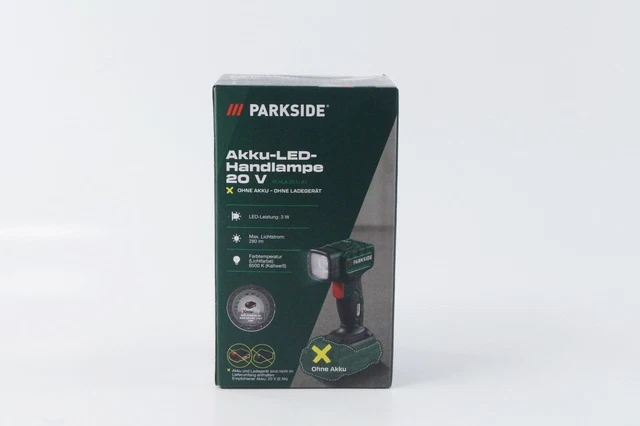 PARKSIDE CORDLESS LED Hand Lamp »PLHLA 20-Li A1«, 3 Watts (Without ...