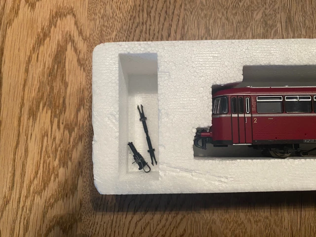ROCO H0 43969 Schienenbus Mittelwagen/Beiwagen BR 998 259-6 rot der DB ...