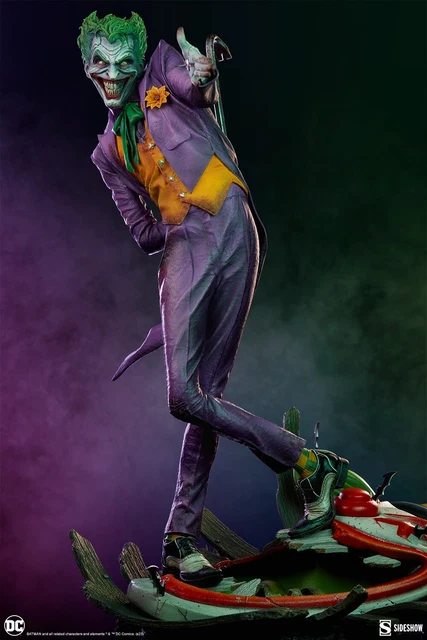 DC COMICS BATMAN Rogue The Joker premium format figure Sideshow statue ...