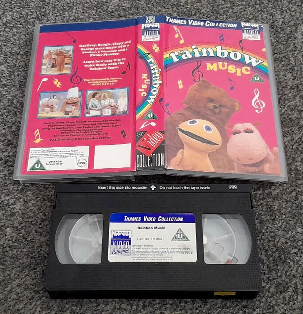 RAINBOW MUSIC GEOFFREY Bungle Zippy George Pal Vhs Video Kids Children ...