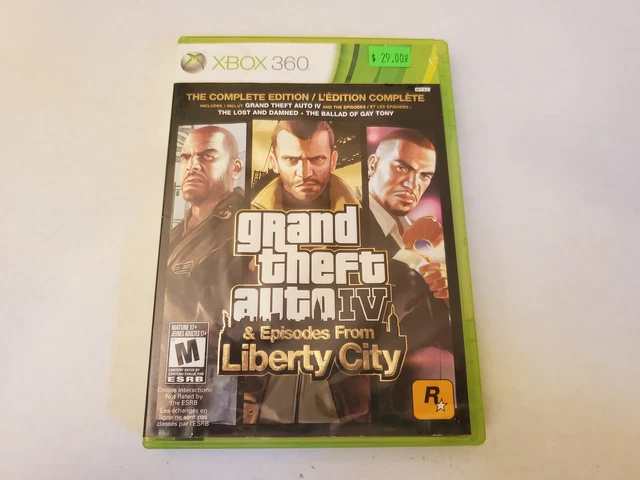 GRAND THEFT AUTO IV *The Complete Edition (Microsoft Xbox 360) CIB. EUR ...