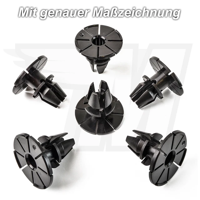 10X CLIP D'ÉCARTEMENT Côté Nietkörper pour BMW E60 E61 E63 E64 ...