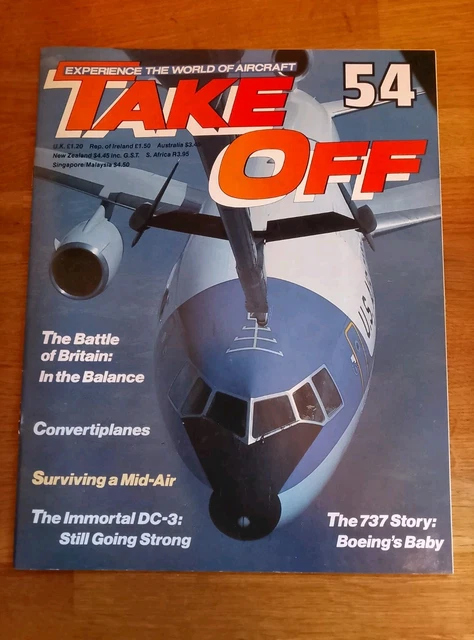 MAGAZINE - TAKE Off Aircraft Aviation Magazine Issue 54 £2.75 - PicClick UK