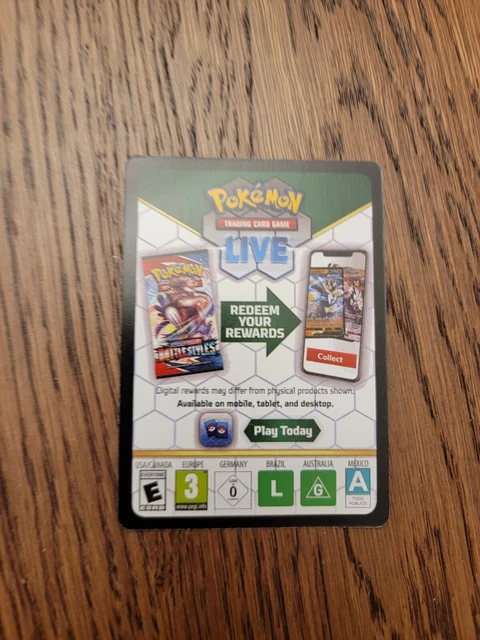 50 POKEMON EVOLVING Skies PTCGO Digital Card Codes POKEMON LIVE ONLINE ...