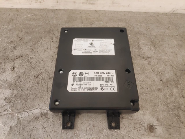 VW SCIROCCO MK3 Bluetooth Module Conrtol Unit 5K0035730D Seat Skoda ...