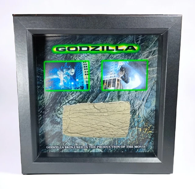 GODZILLA SKIN PIECE Screen Used Movie Prop Display Coa Broderick £32.99 ...