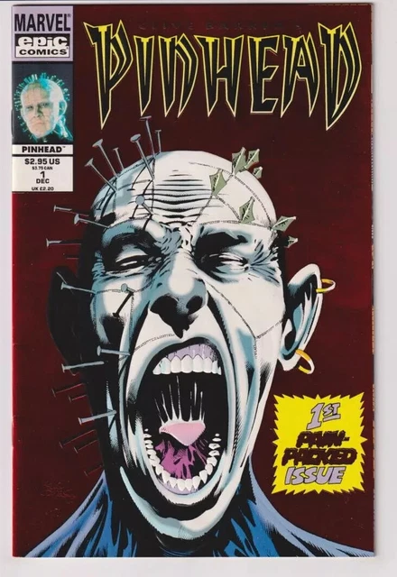 CLICE BARKER'S PINHEAD #1 feuille en relief Marvel/Epic 1993 Hellraiser ...