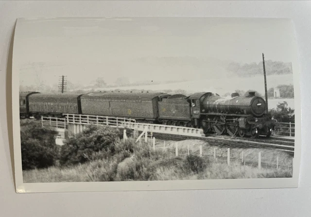 BR RAILWAY LOCOMOTIVE Photograph H2 Class - 61087 Theyburgh? - D1265 £3 ...