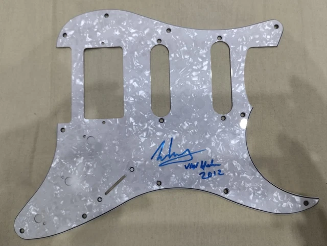 EDDIE VAN HALEN Signed Guitar Pickguard Roger Epperson Real EUR 2.999 ...