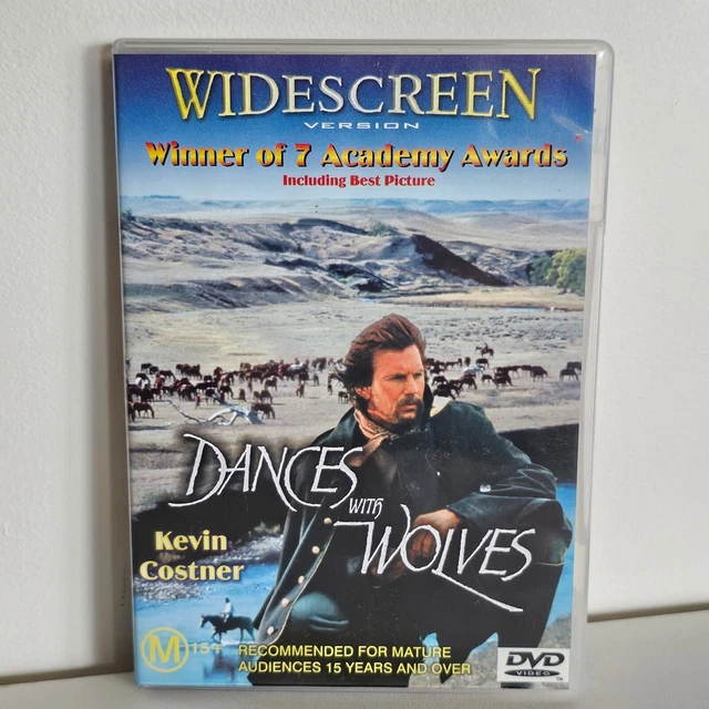 DANCES WITH WOLVES Widescreen Version DVD Kevin Costner 1990 VGC! Free ...