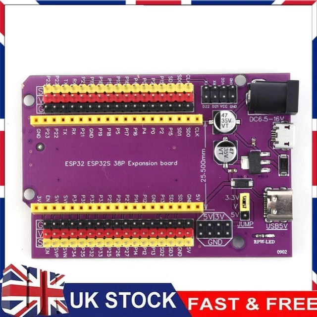 Esp32 Module Usb 38pin Type Cmicro Nodemcu 32s Lua Gpio Expansion