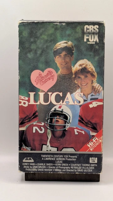 LUCAS 1986 VHS CBS Fox Video Corey Haim Charlie Sheen 80s Good £11.71 ...