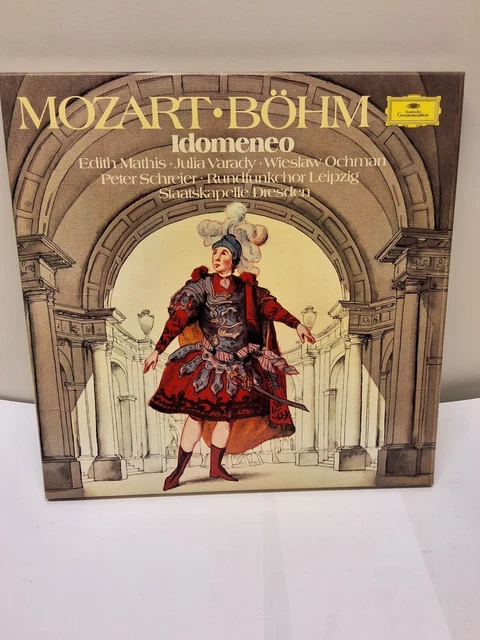 MOZART - IDOMENEO , GA, Karl Böhm, Mathis, Varady, Schreier, LP Box ...